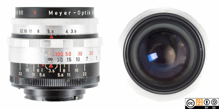 Data sheet: Meyer-Optik Görlitz Telefogar (90 mm f/3.5) – JAPB