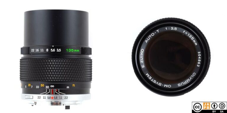Data sheet: Olympus OM 135 mm f/3.5 – JAPB