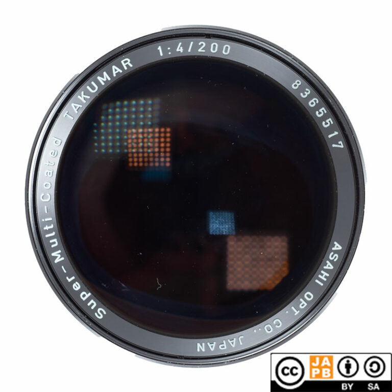 Data sheet: Super-Multi-Coated Takumar 200 mm f/4 – JAPB