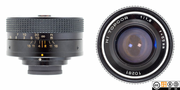 Data sheet: Topcon HI 55 mm f/1.8 – JAPB