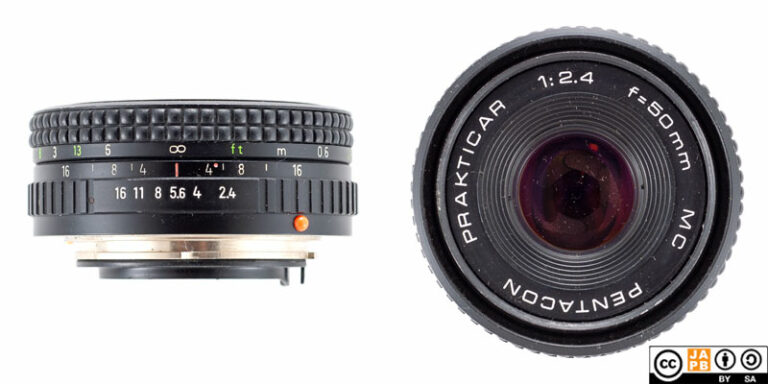 Data sheet: Pentacon Prakticar 50 mm f/2.4 – JAPB