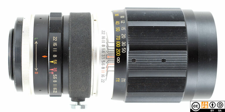 Data sheet: Tokina Tele-auto 200 mm f/3.5 – JAPB